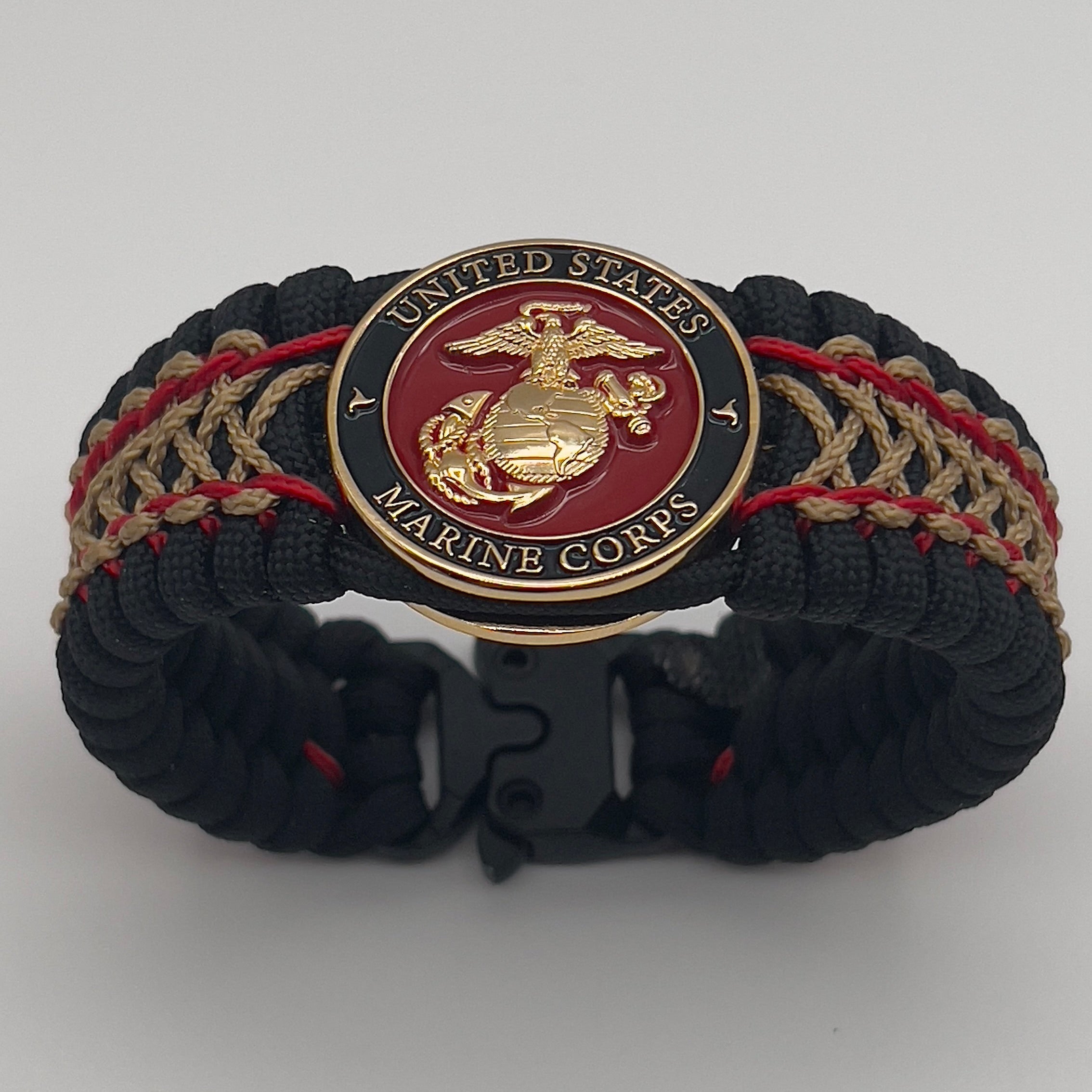 USMC bracelets | Gold Eagle Globe and Anchor – Soul Focus Bracelets