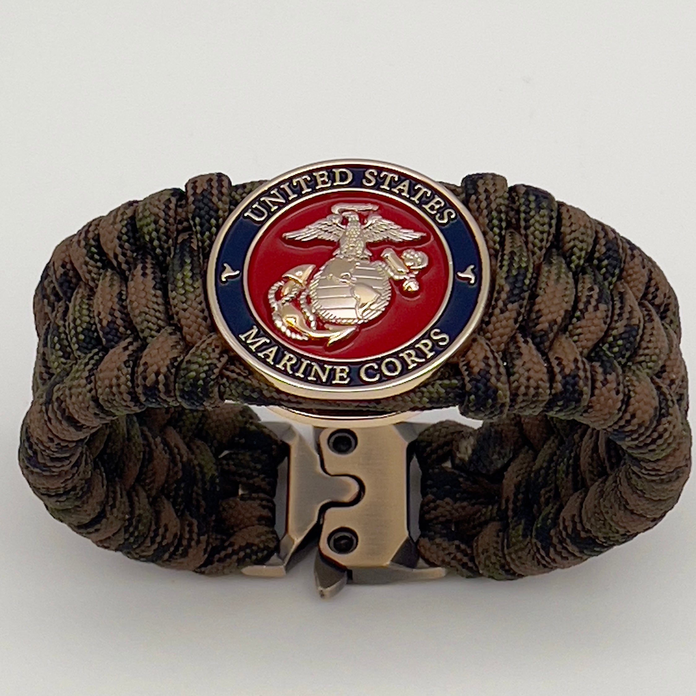 Marine Corps bracelet | Silver & Gold EGA | Soul Focus Bracelets